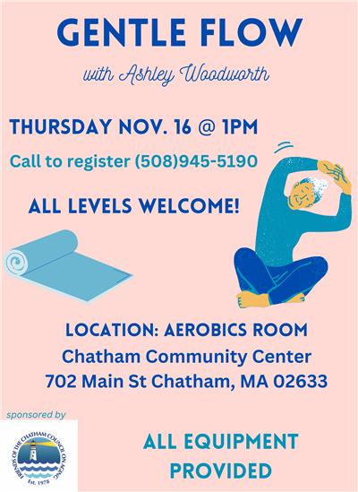 Town of Chatham Recreation and Beaches: CFAL GENTLE FLOW YOGA